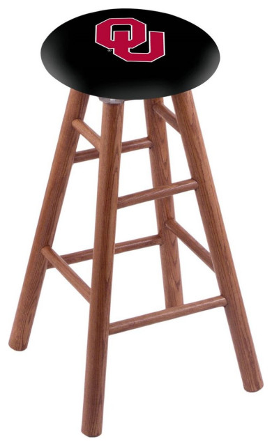 Holland RC Oklahoma University 30" Swivel Oak Bar Stool - Medium ...