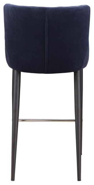 Etta Counter Stool Dark Blue - Contemporary - Bar Stools And Counter ...
