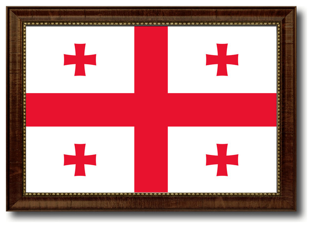 Georgia Country Flag Canvas Print, 15"x21", 21"x30" - Traditional ...
