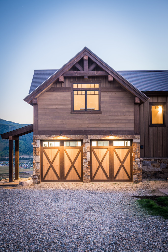 The Garage - Rustic - Garage - Denver - by Somrak Concept and Structure ...