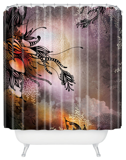 Iveta Abolina Purple Rain Shower Curtain, Standard: 69"x72 ...