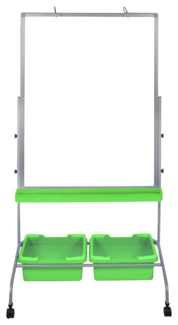 Classroom Chart Stand with Storage Bins - Contemporary - Bulletin ...