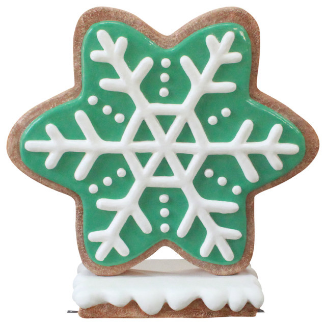 Gingerbread Snowflake Style 1 - Traditional - Holiday Accents And ...