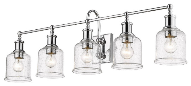 Bryant 5-Light Bathroom Vanity Light In Chrome, 40.500 - Traditional ...
