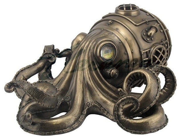 Steampunk Octopus Trinket Box - Beach Style - Jewelry Boxes And ...