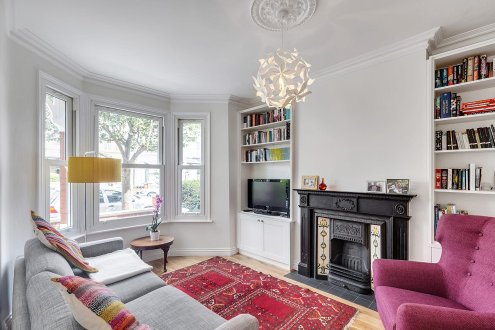 Complete House Refurbishment Wimbledon - Transitional - Living Room ...