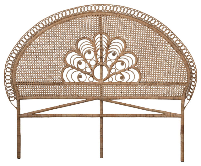 Handmade Rattan King Size Headboard - Tropical - Headboards - by ...