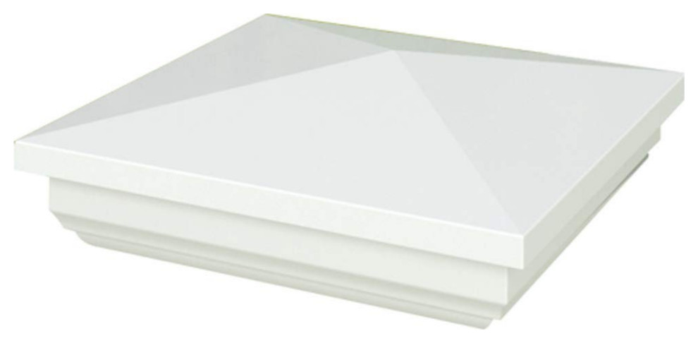 Outdoor Essentials Vinyl New England Post Cap - Traditional - Home ...