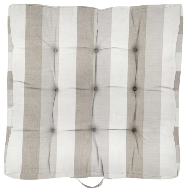Sunbrella Outdoor Tufted Floor Pillow Single, Direction Dew ...