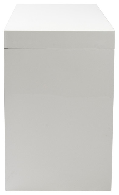 Donald Desk, White With Two Drawers - Modern - Desks And Hutches - by ...