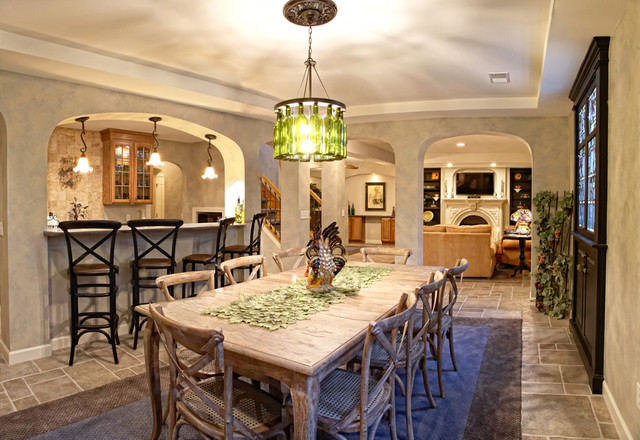 Basement of the Week: Mediterranean Wine Cellar Style in Michigan