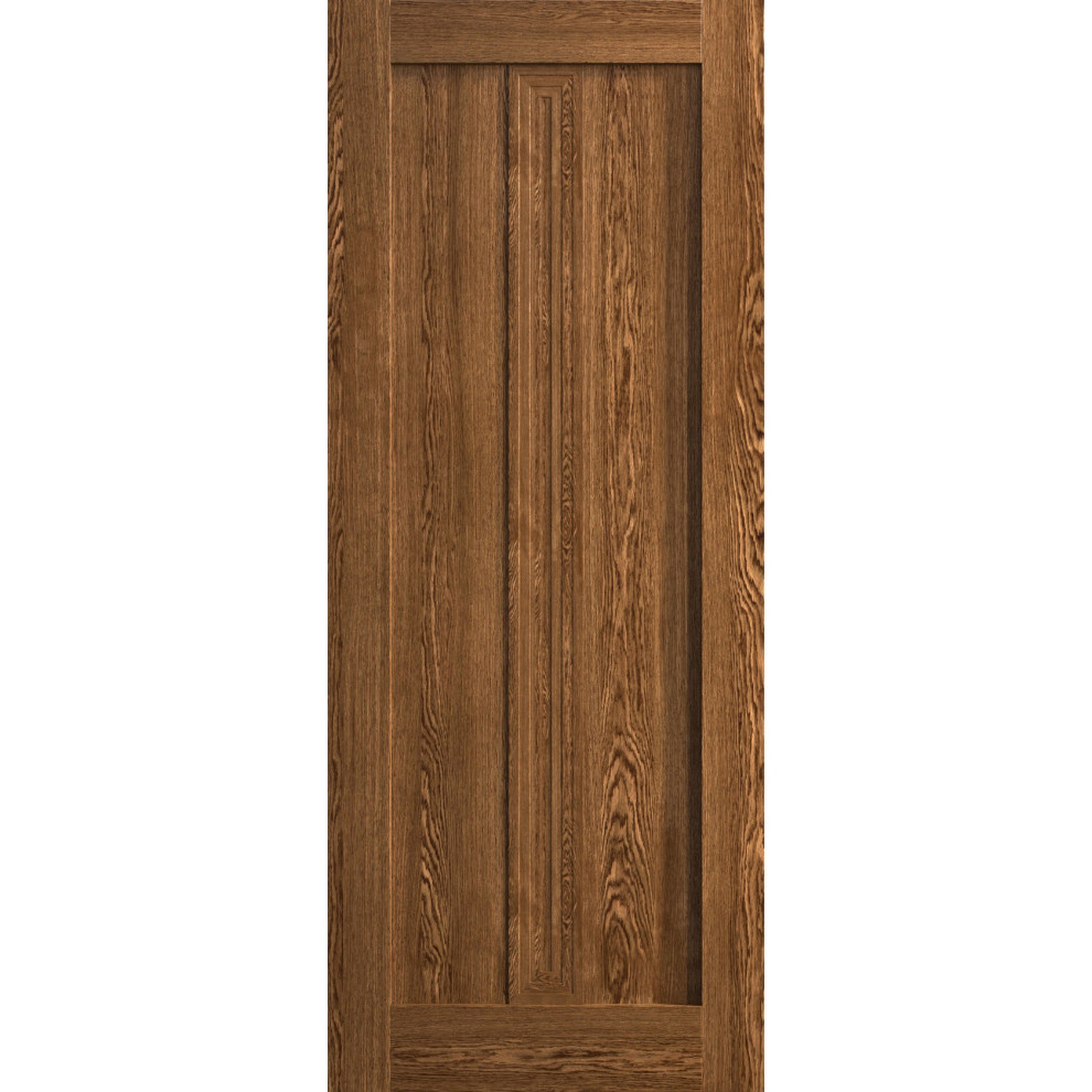 Slab Door Panel 18x80 in| Ego 5006 Cognac Oak | Wood Veneer Doors, 32 x ...