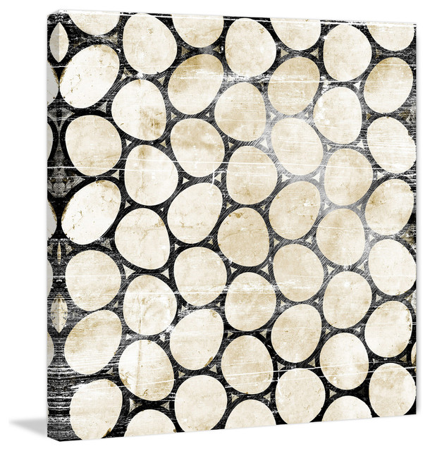 "Component and Surface" Painting Print on Canvas, 18"x18 ...