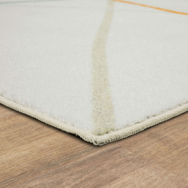 Mohawk Home Lines Cream 4' x 6' Area Rug, 4' x 6' - Area Rugs - by ...