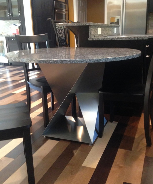 Twist Table Base, Dining Height, 12"x12"x29" - Contemporary - Table ...