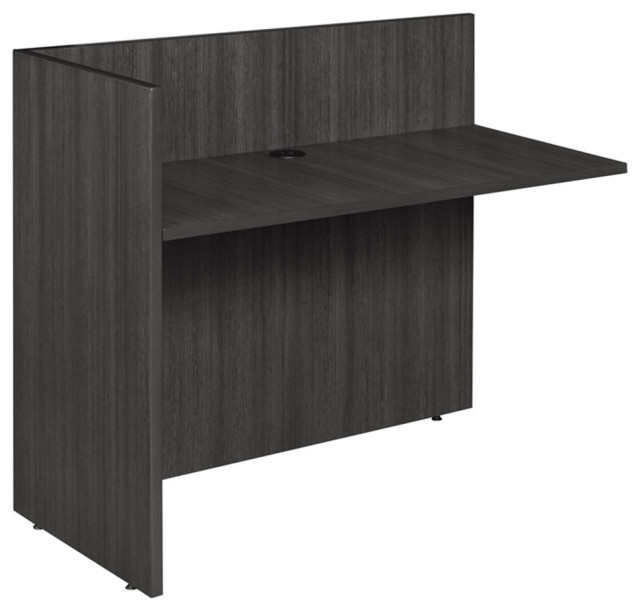Legacy Reception Desk Return Shell- Ash Grey - Desks And Hutches - by ...