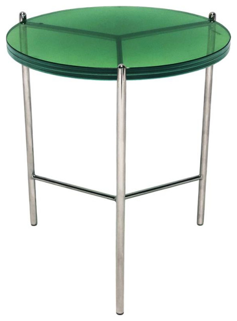 Bolt End Table 24 Green Top - Contemporary - Side Tables And End Tables ...