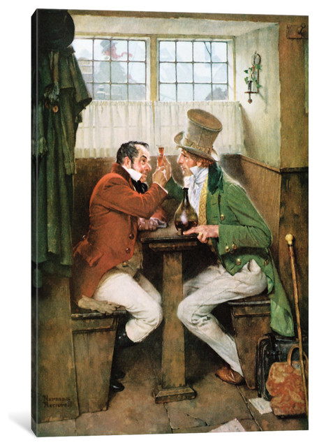 "To Father Christmas" by Norman Rockwell, Canvas Print, 18x12x1.5 ...