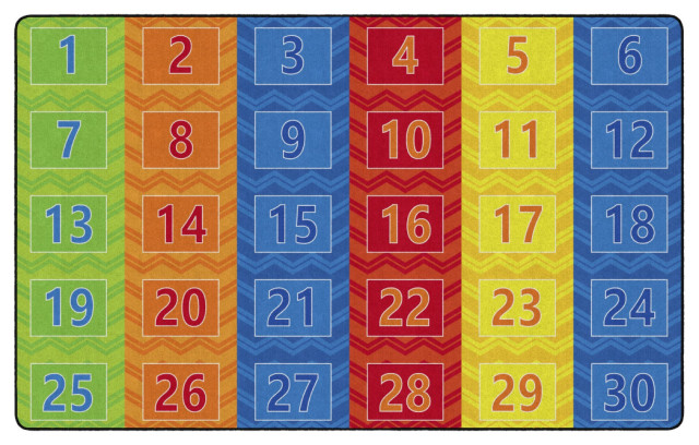 Flagship Carpets FE379-44A 7'6"x12' Number Chevrons Seats 30 Primary ...