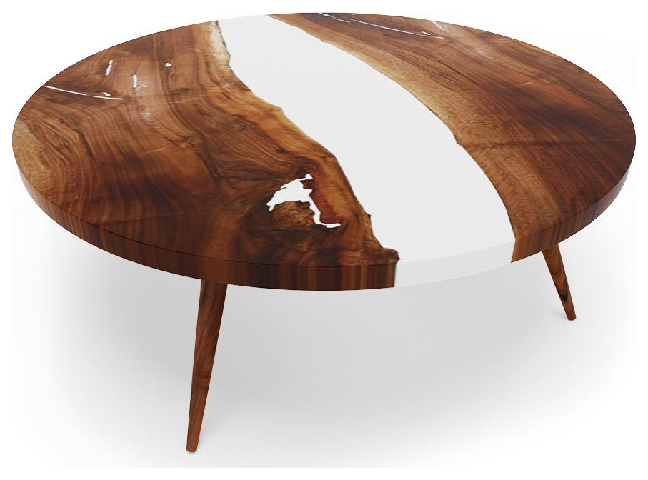 Gamba di Legno Coffee Table, 47.2” (120cm) - Midcentury - Coffee Tables ...