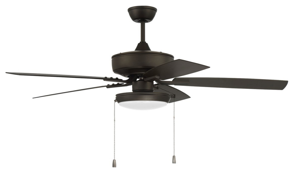 Craftmade 52" Outdoor Pro Plus Ceiling Fan With Light Kit OP119ESP5 ...