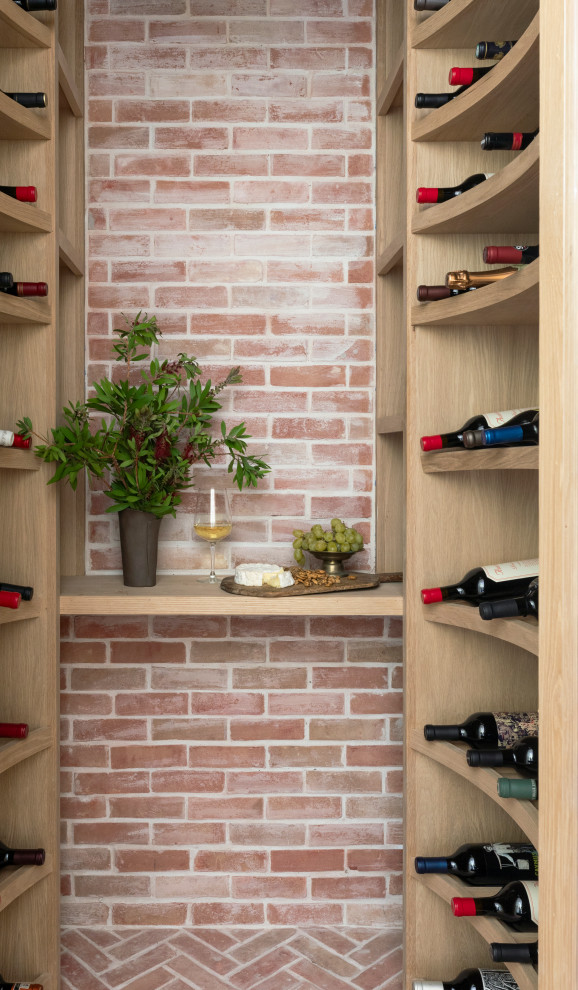 Colorful New Build - Transitional - Wine Cellar - Houston - by Lynn ...