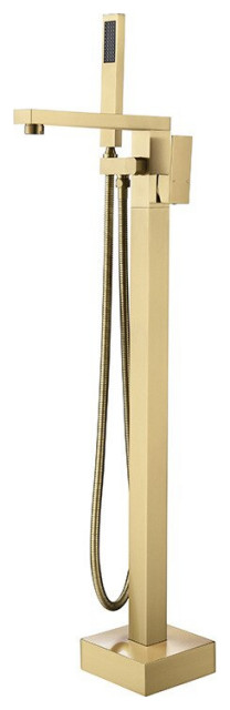 Wasser™ Floor Mounted Bathtub Filler Shower Set - Contemporary - Tub ...