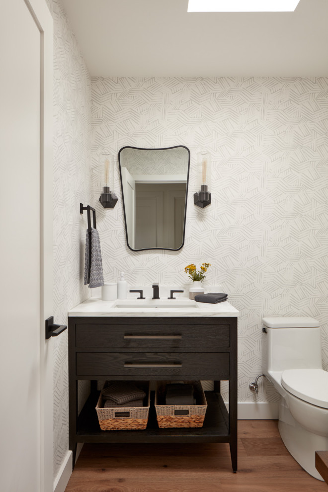 Hillsborough full house remodel - Transitional - Powder Room - San ...
