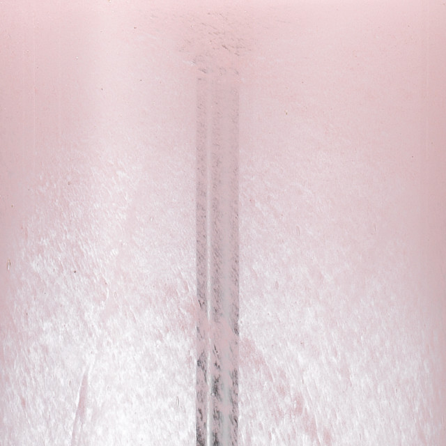 Dahlia Table Lamp in Pink Glass, White Linen - Contemporary - Table ...