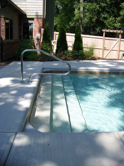 Modern Pool Handrail