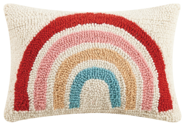 Rainbow Hook Pillow - Contemporary - Decorative Pillows - by Peking ...