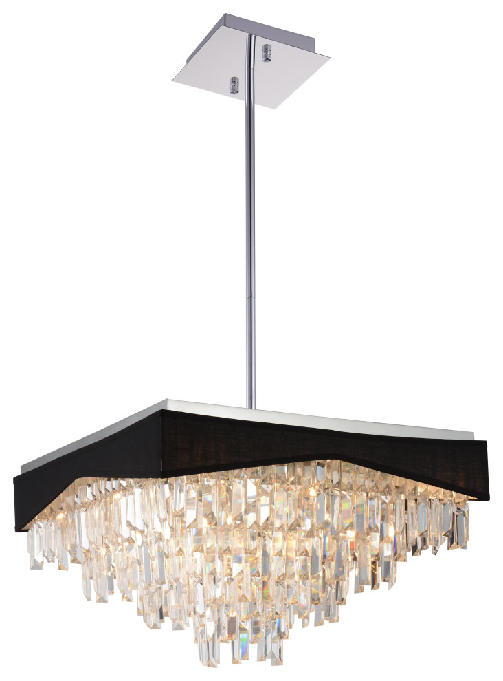 CWI LIGHTING 5674P24C-B 17 Light Down Chandelier with Chrome finish ...