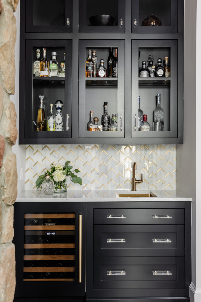 Brawley School Rd - Transitional - Home Bar - Charlotte - by Artistic ...
