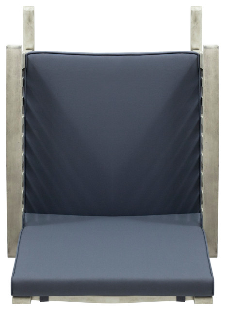 Beulah Outdoor Acacia Wood Rocking Chair - Farmhouse - Outdoor Rocking ...