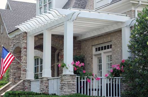 Front Porch with Arbor/Trellis