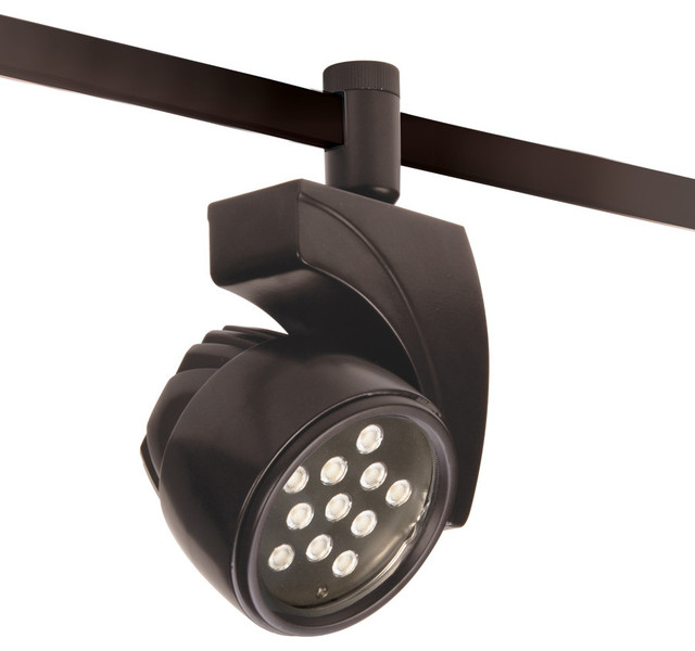 LED Track Fixture, Dark Bronze - Transitional - Track Heads And ...