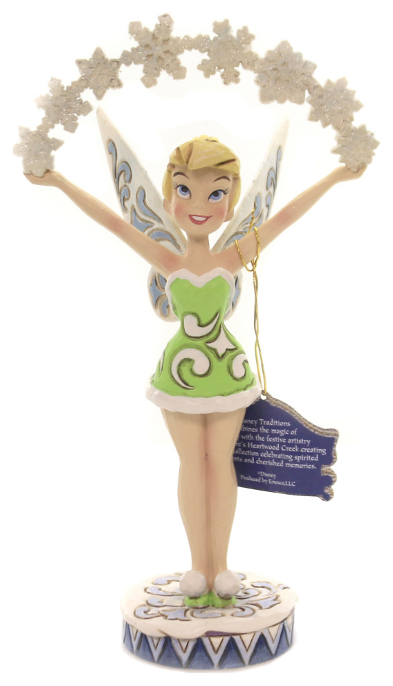 Jim Shore WINTER WHIMSY Polyresin Tinker Bell 6002827 - Contemporary ...