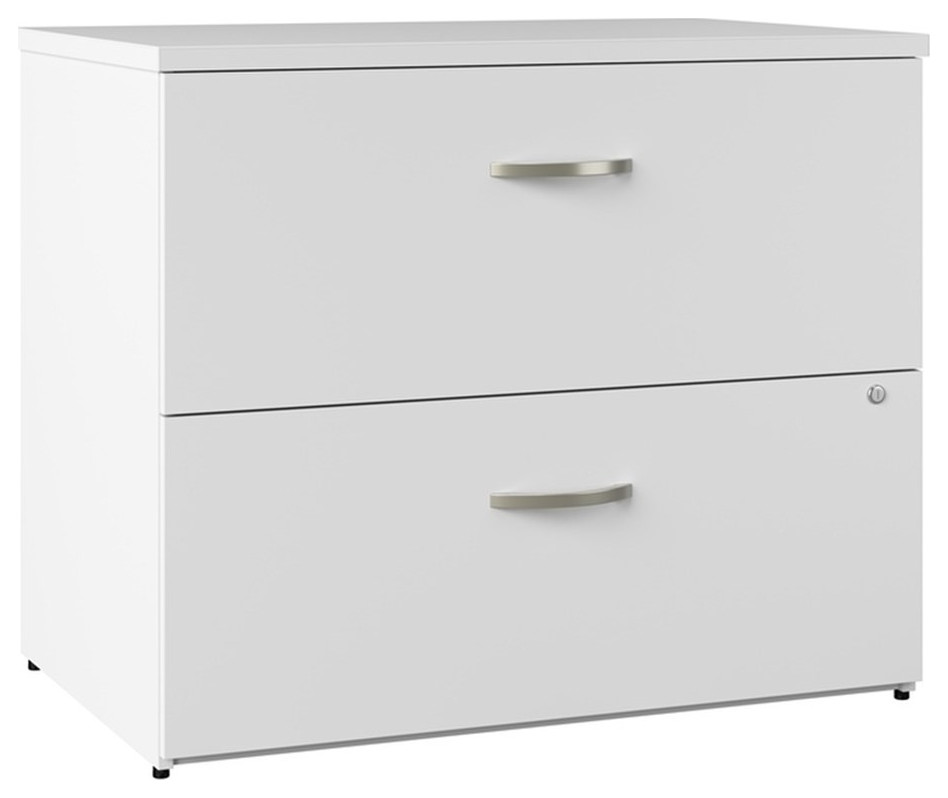 BBF Office in an Hour 2-Drawer Engineered Wood Lateral File Cabinet in ...