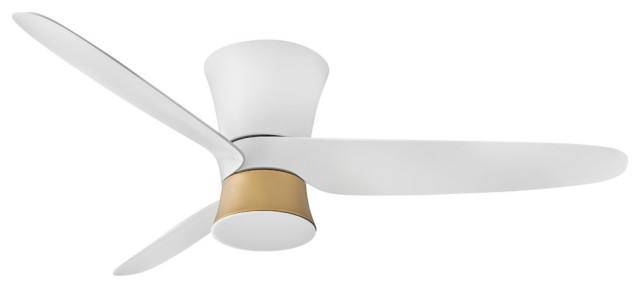 Neo 52" Ceiling Fan, Matte White - Transitional - Ceiling Fans - by ...