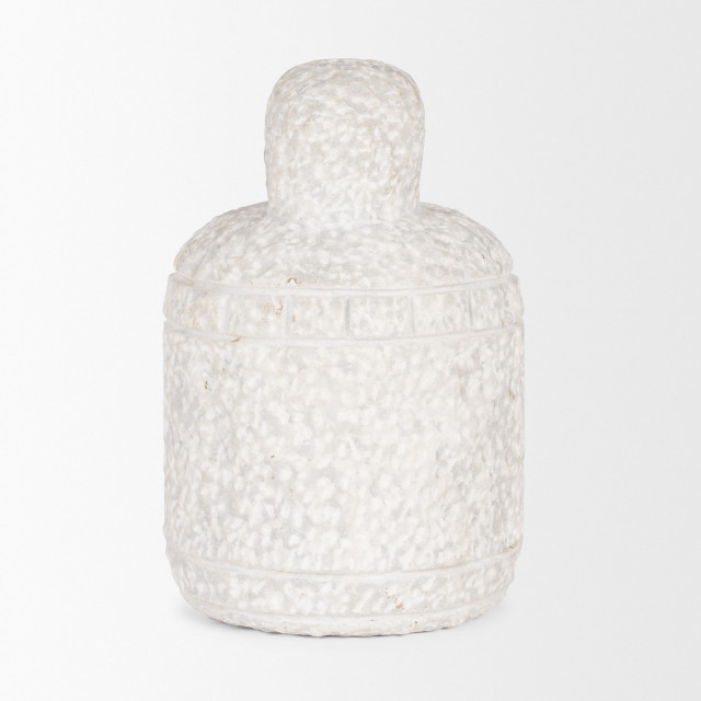 Irina Large White Marble Door Stopper - Farmhouse - Door Stops - by ...