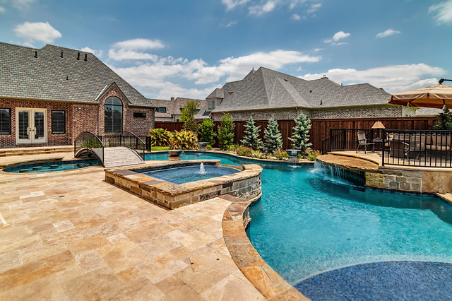 Freeform Pool Designs Mckinney Frisco Dallas Swimming Pool And Hot