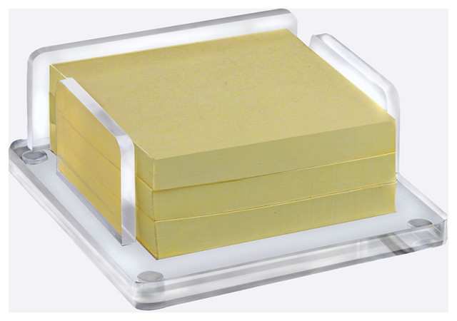 Acrylic 3x3 Note Pad Holder - Contemporary - Desk Accessories - by ...