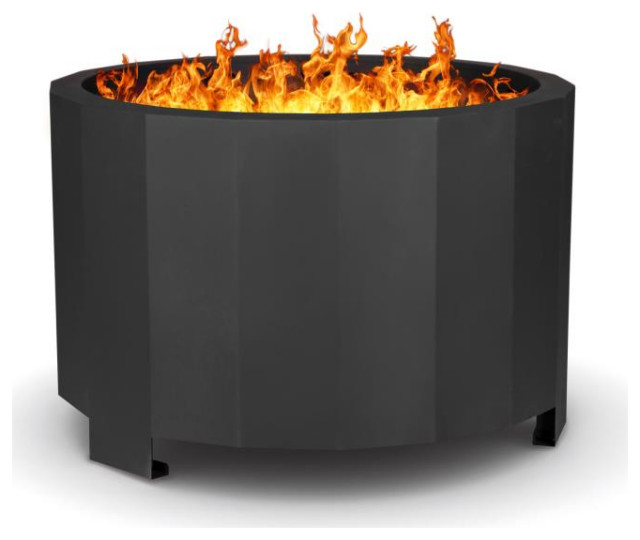 Titus Commercial Grade 27" Smokeless Outdoor Firepit - Transitional ...