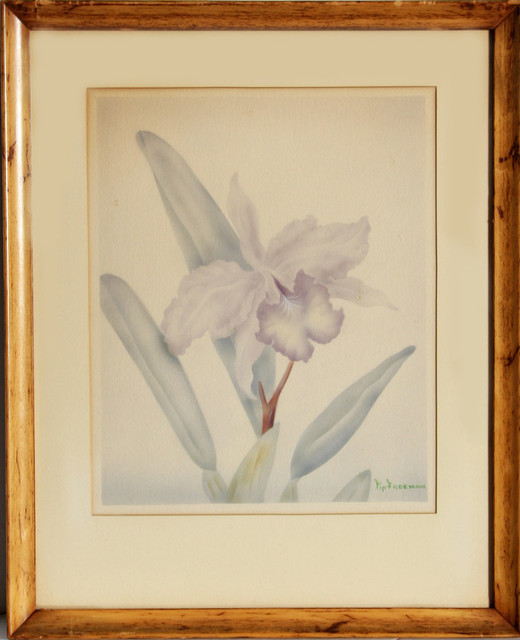 Tip Freeman "Iris" Watercolor Painting - Paintings - by RoGallery | Houzz
