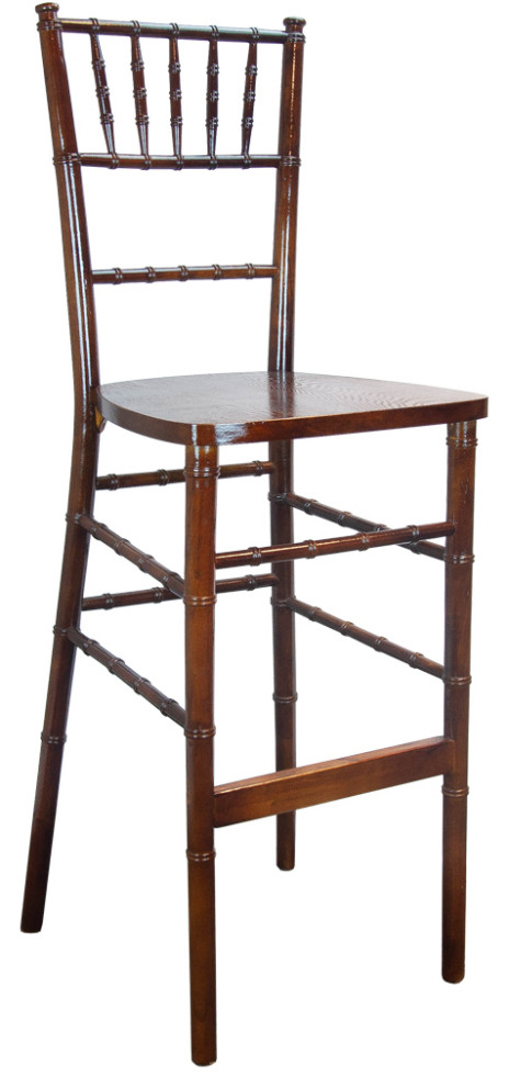 Fruitwood Chiavari Bar Stools - Asian - Bar Stools And Counter Stools ...