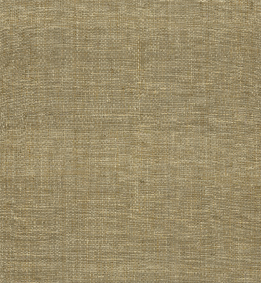 Cheng Light Brown Woven Grasscloth Wallpaper, Swatch - Transitional ...