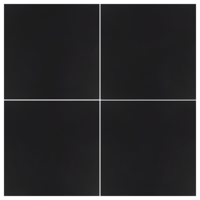 Klavier Matte Black Porcelain Floor and Wall Tile - Contemporary - Wall ...