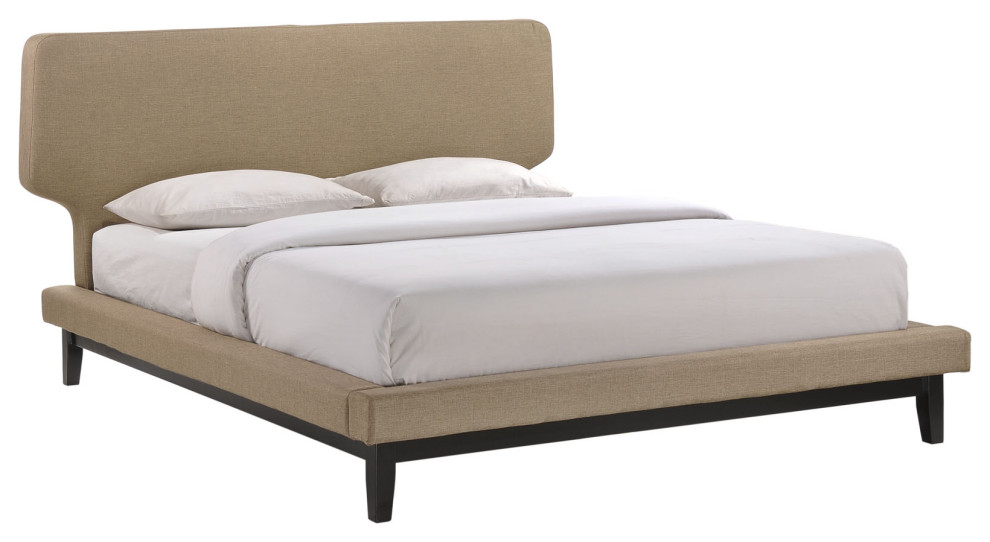 Bethany Queen Bed - Black Latte - Transitional - Platform Beds - by ...