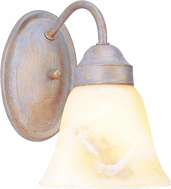 Volume Lighting Barcelona 1-Light Prairie Rock Bathroom Wall Sconce ...