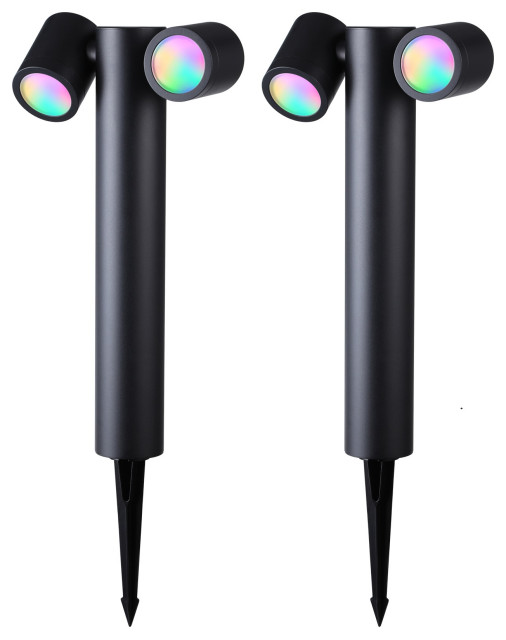 2 Pack LED Smart Low Voltage Pathway Landscape Lights, 2700K-5000K and ...